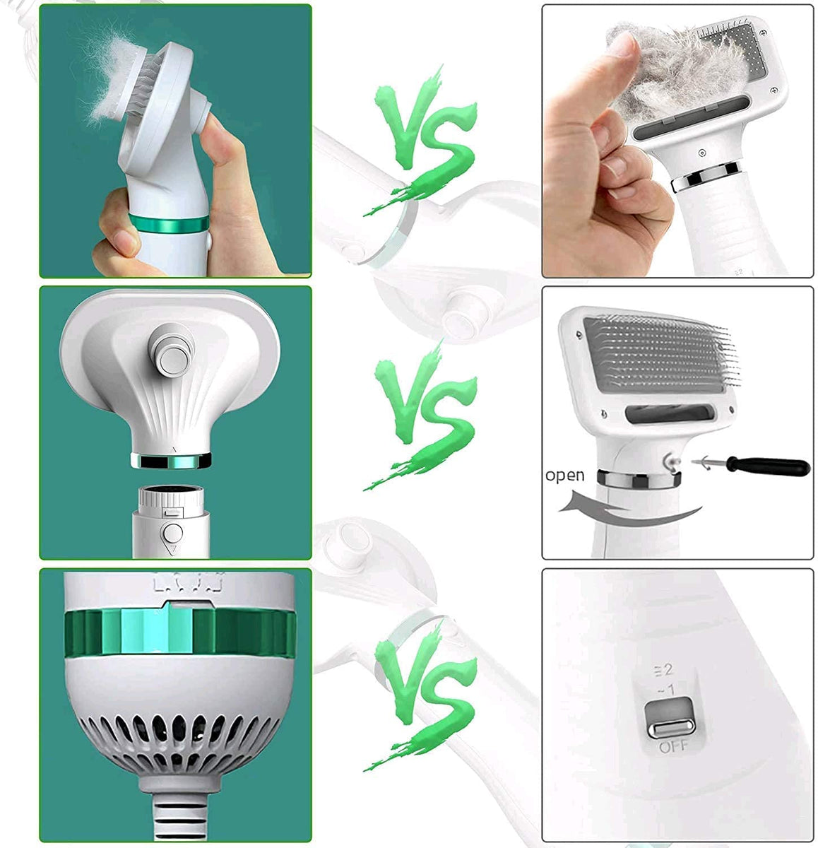 PawRoll Portable Pet Hair Dryer With Free Grooming Glove – Paw Roll